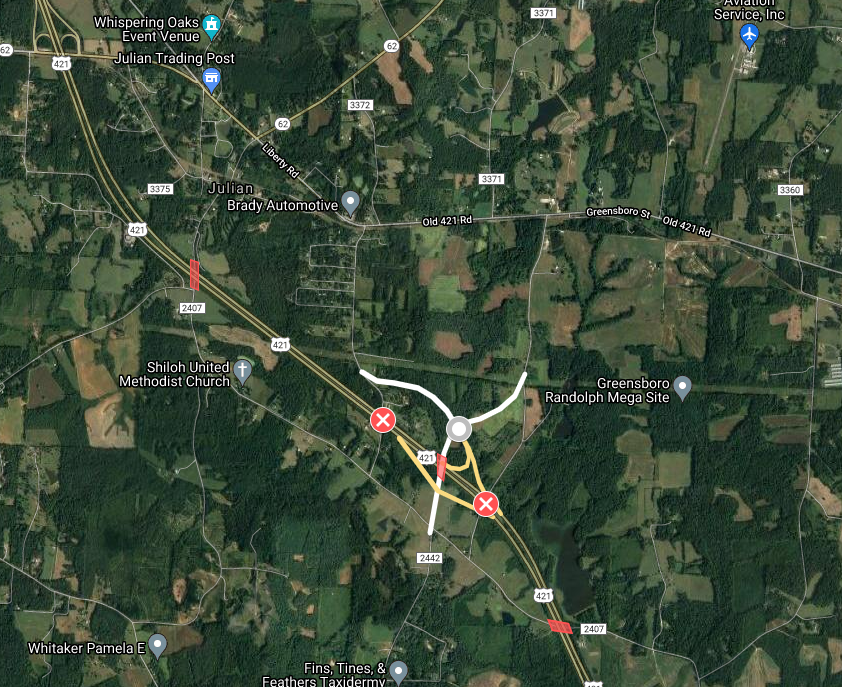 NC: The proposed I-685